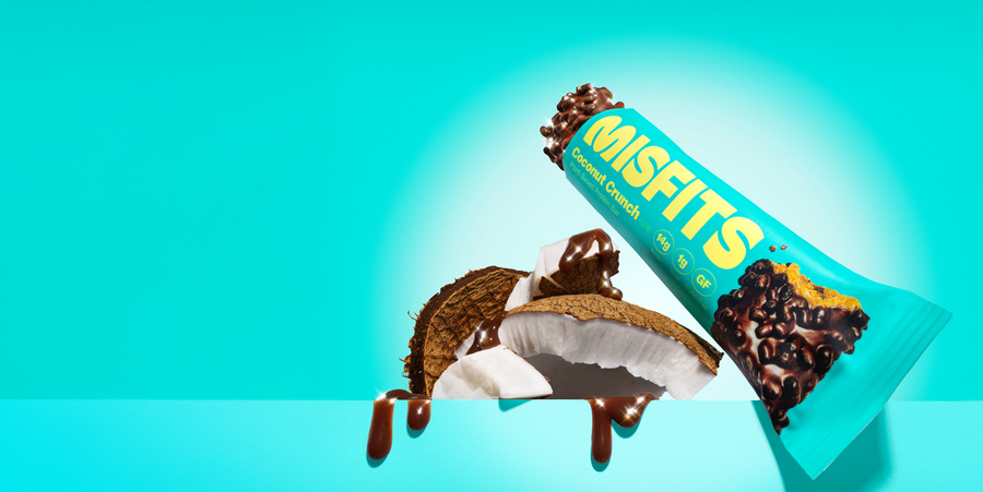 Misfits Health | High Protein, Low Sugar, Tasty Vegan Protein Bars